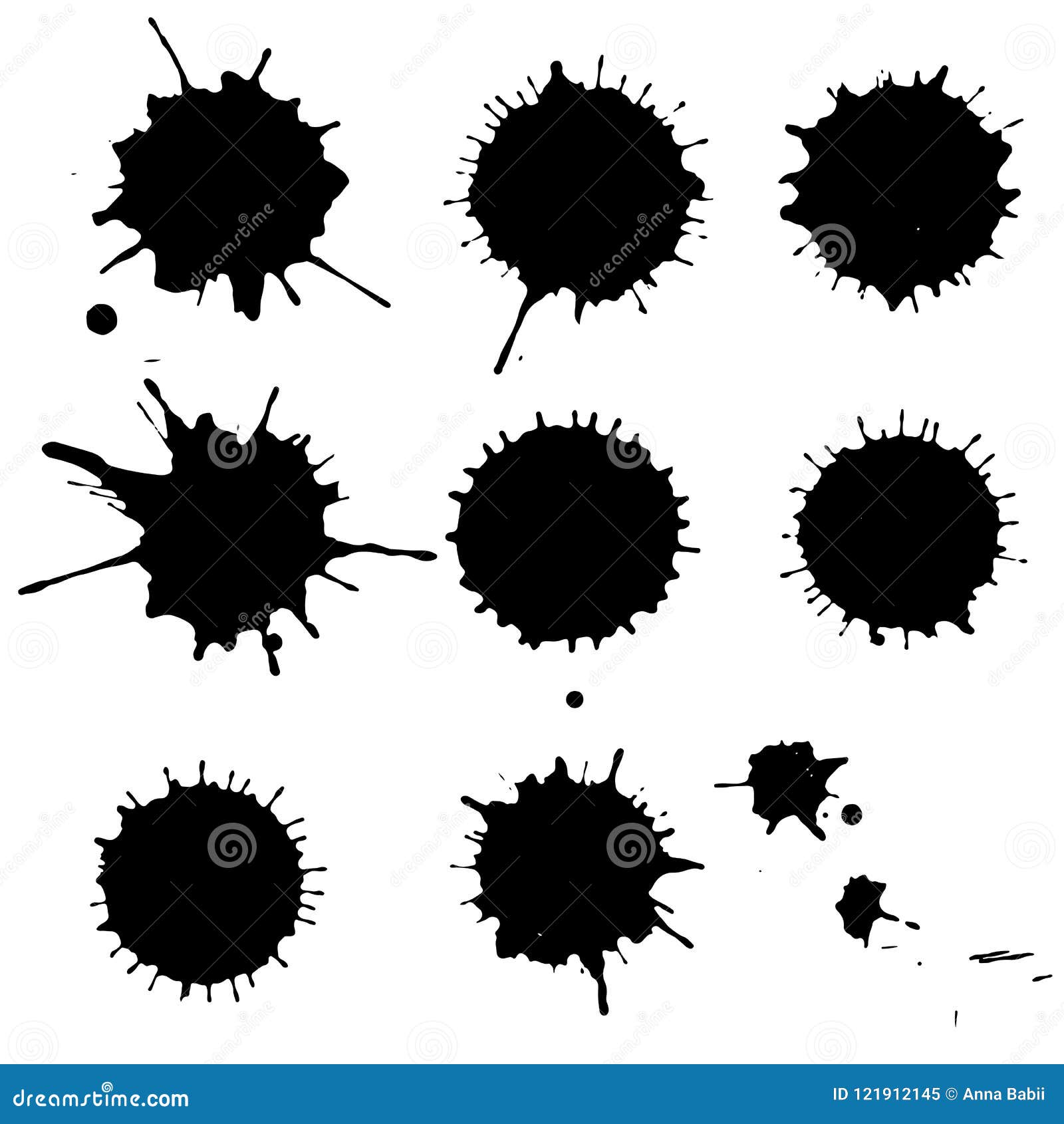 Paint Spots Background Black White Stock Illustrations – 7,789 Paint ...
