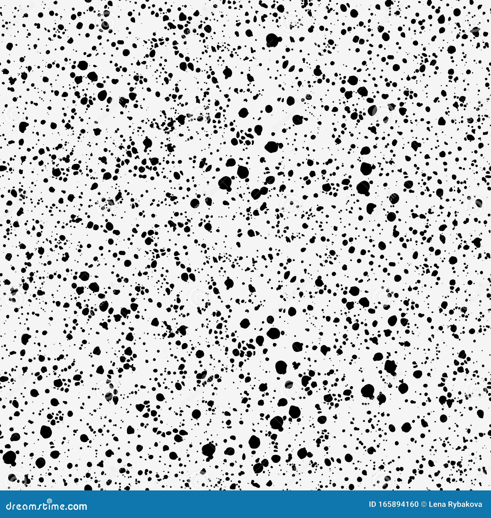 Black Ink Splashes and Stains Seamless Pattern Stock Illustration ...