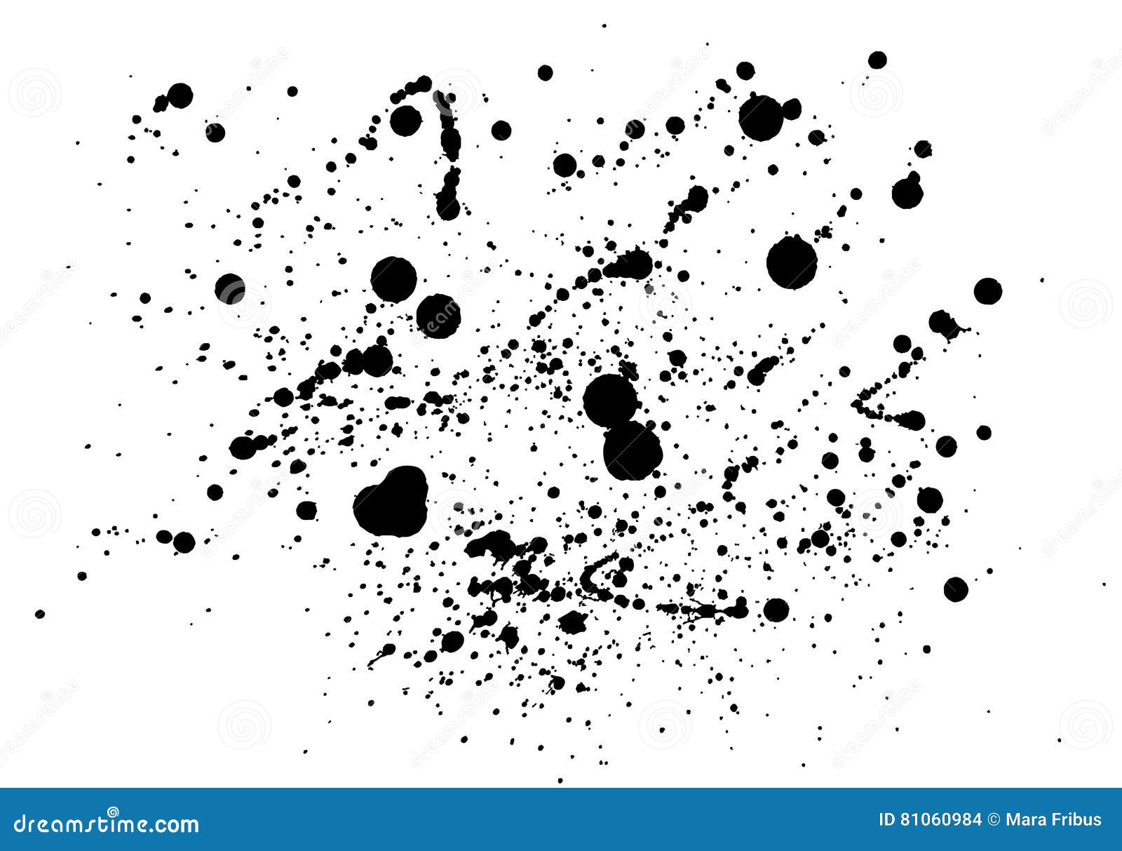 Black Ink Splatter Background Stock Vector - Illustration of spatter ...