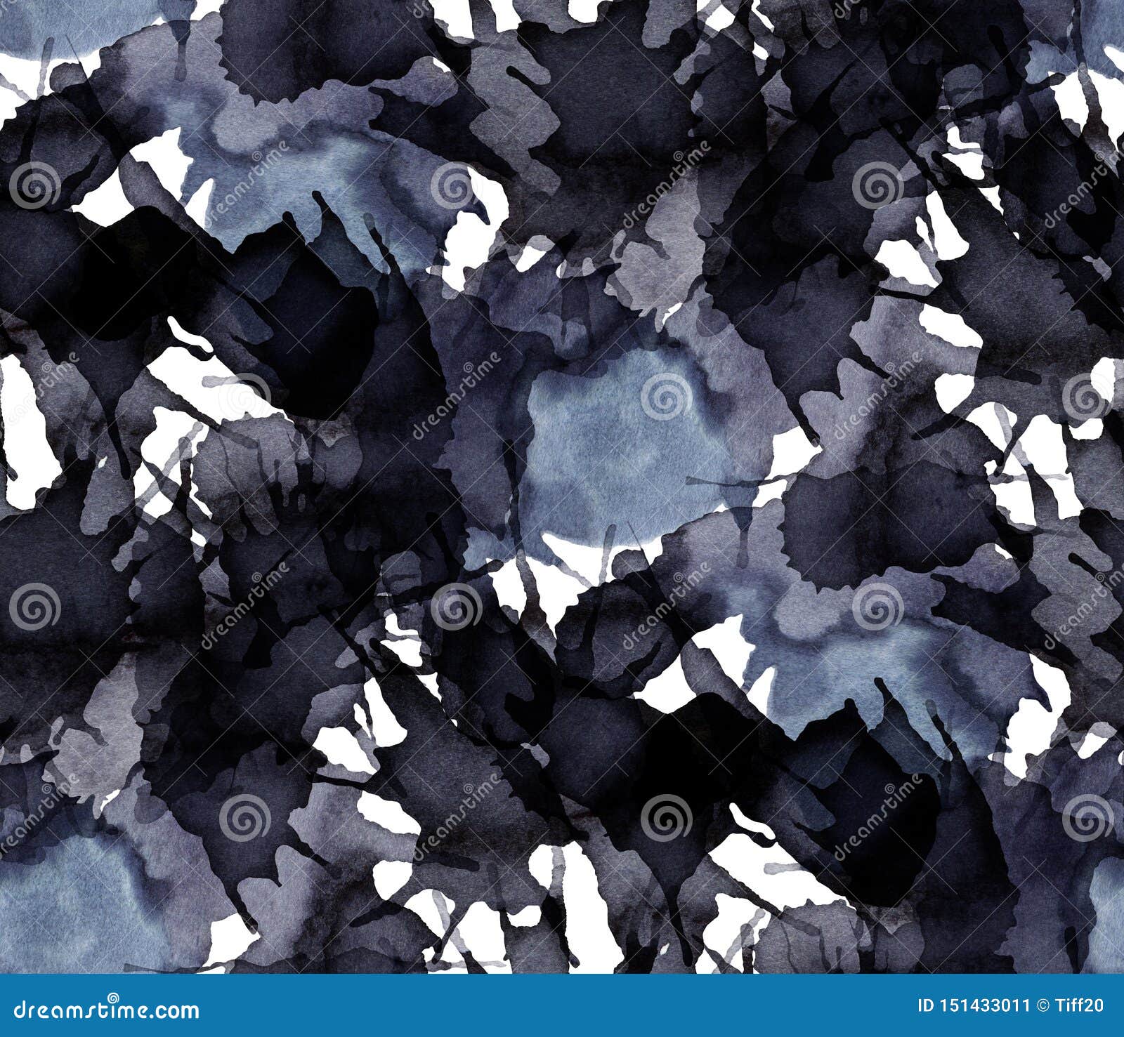 Black ink spots stock illustration. Illustration of paper - 151433011