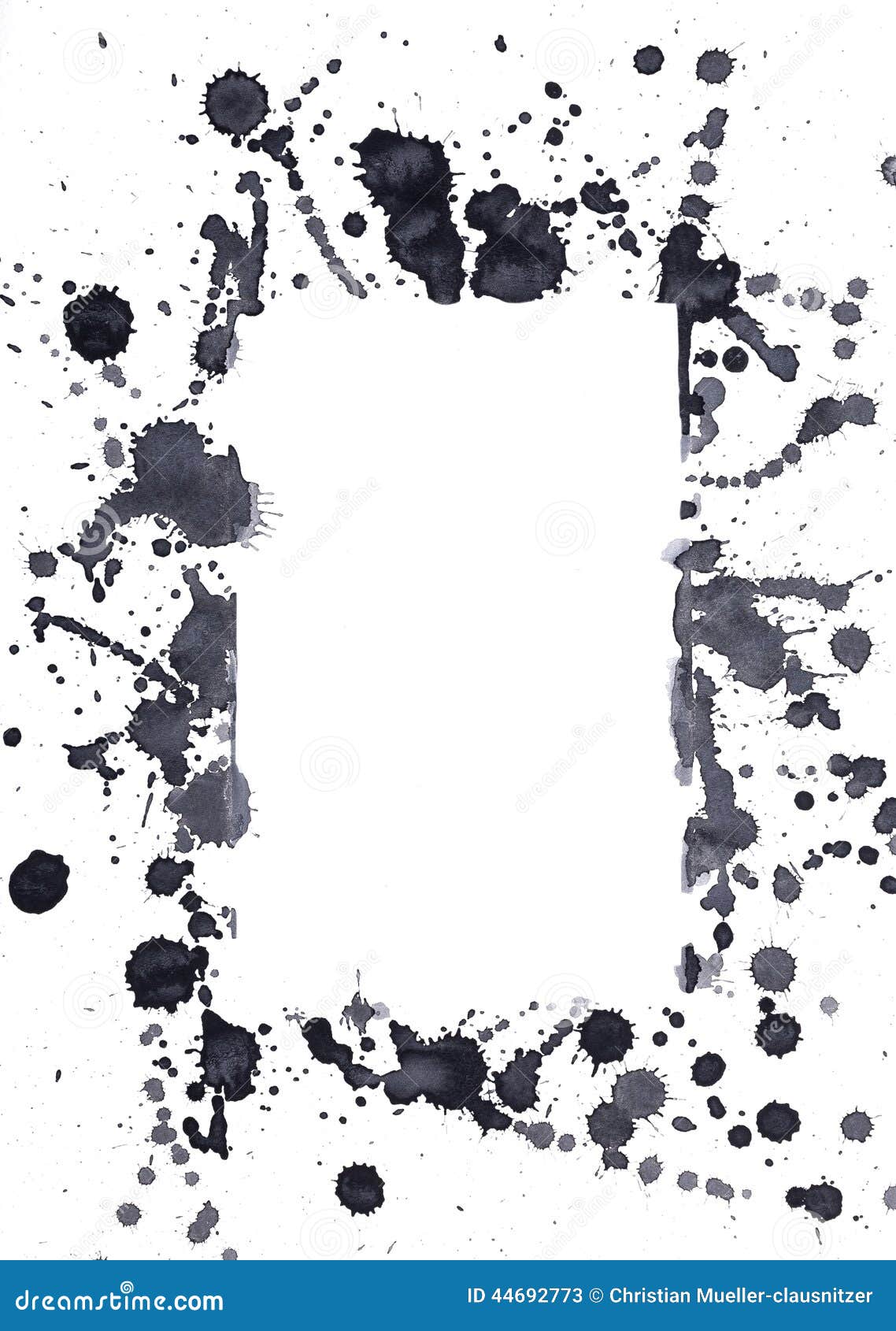 Black ink spots stock image. Image of drop, color, form - 44692773