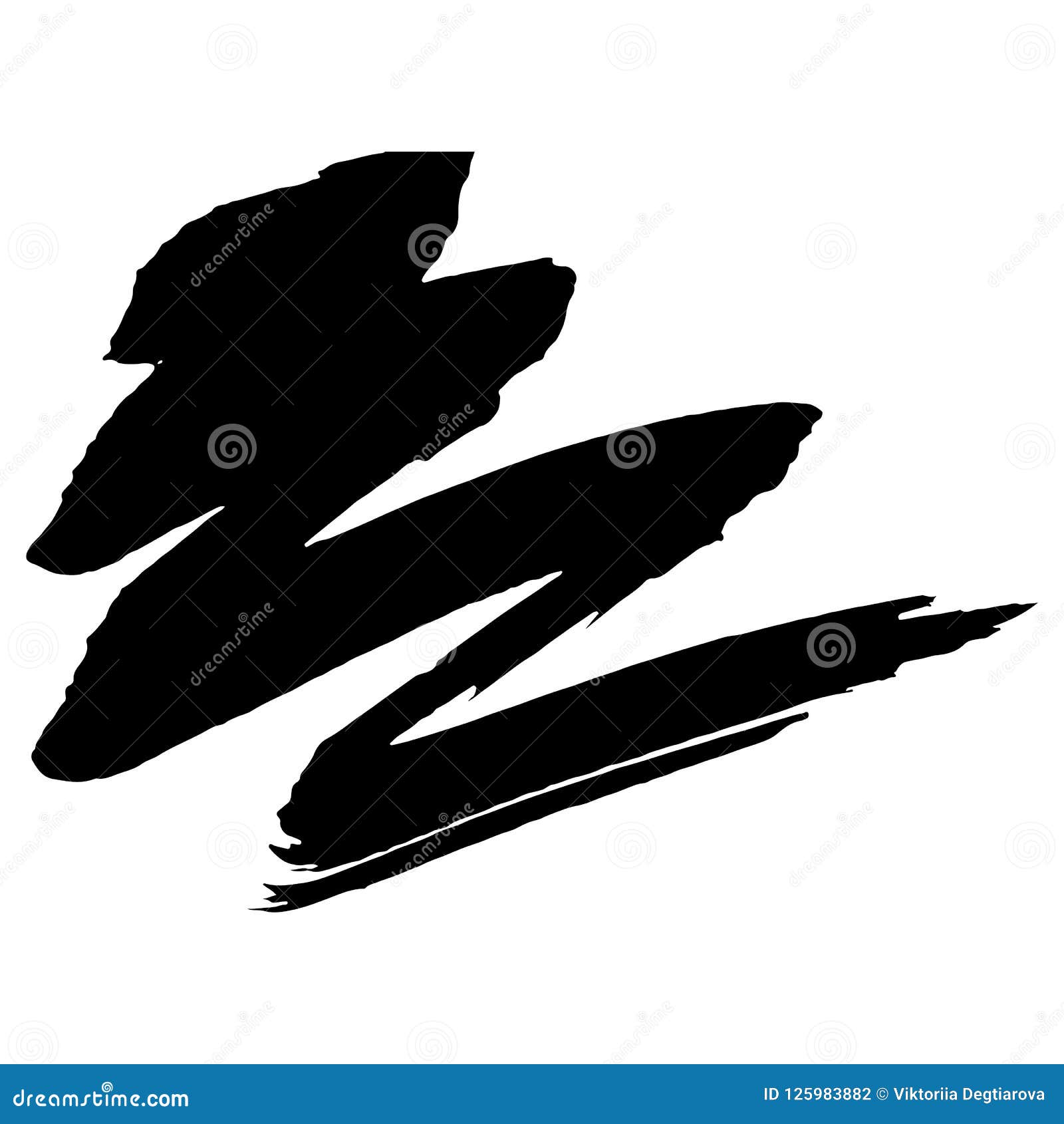 Black Ink Spots Set, Texture of Paint Spots Stock Vector - Illustration ...
