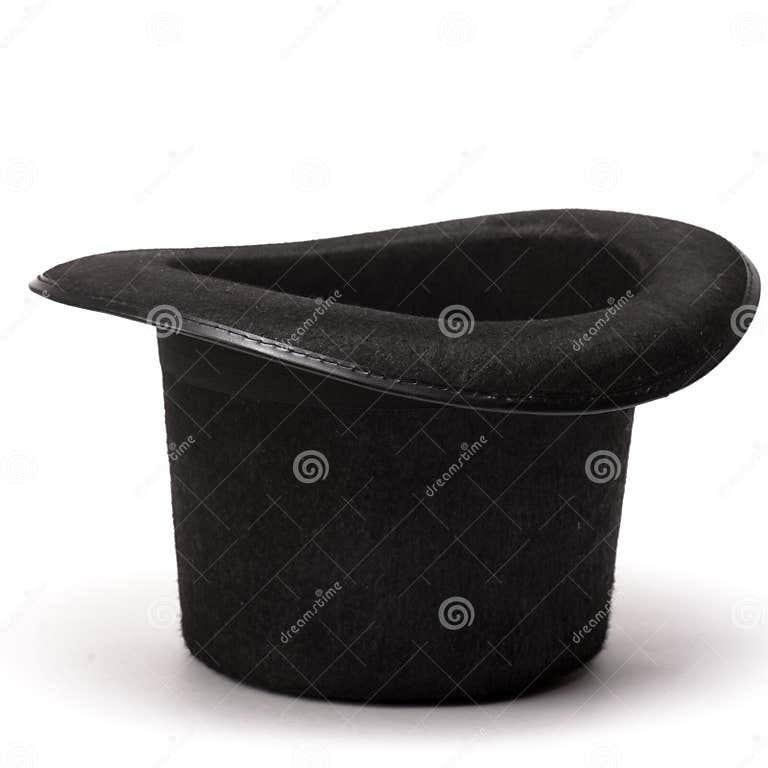 Black inverted top hat stock photo. Image of drop, stylish - 37754468