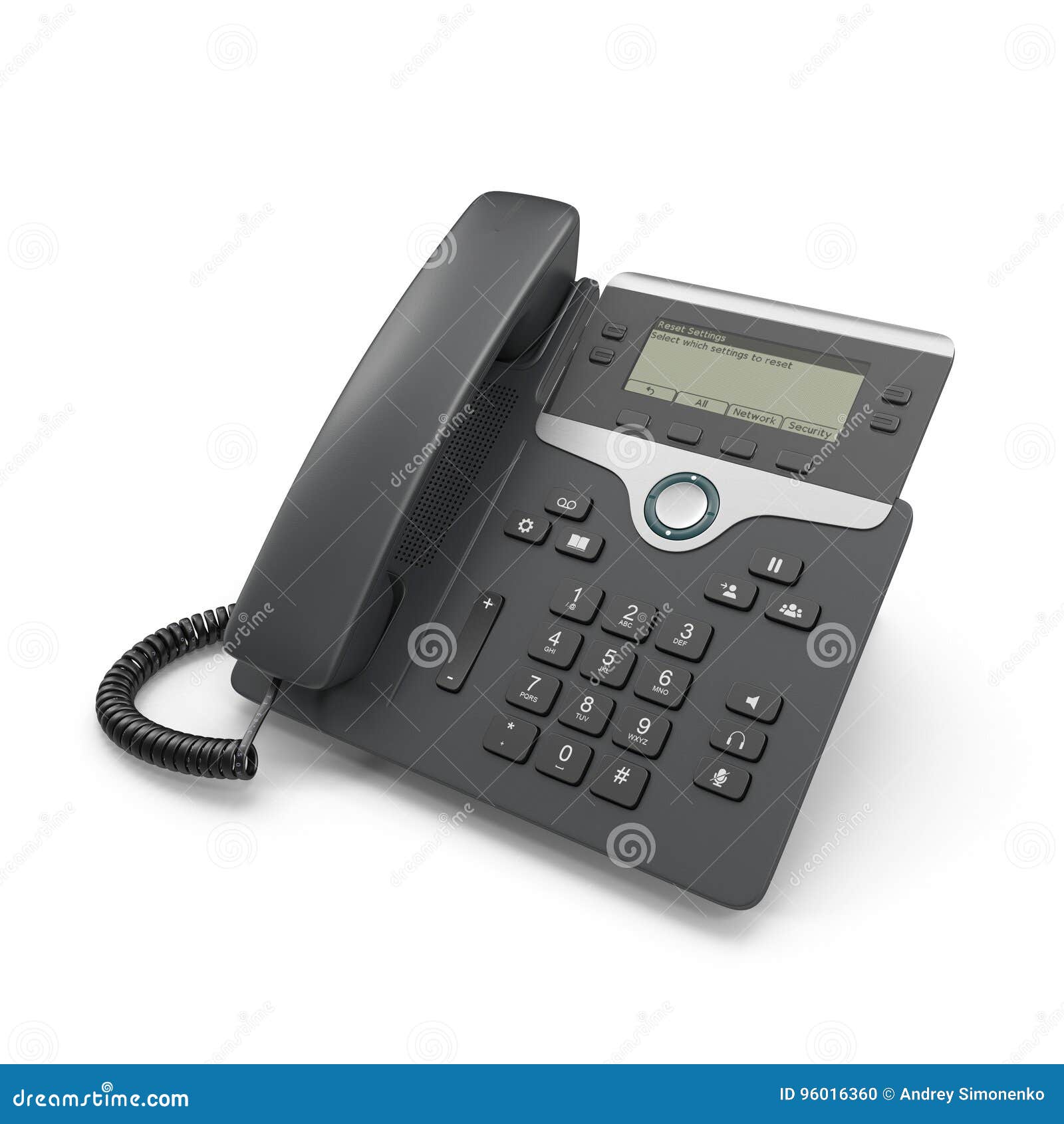 Ip Phone White 3d Illustration Stock Illustrations – 92 Ip Phone White ...