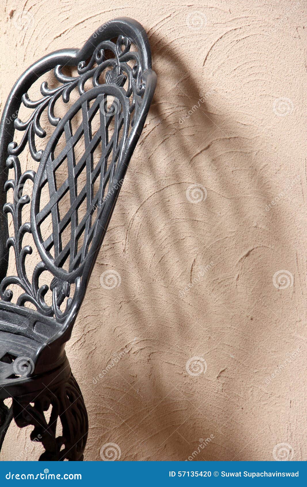 Black Iron Chair Texture Wall Stock Photo - Image of floor, grunge ...