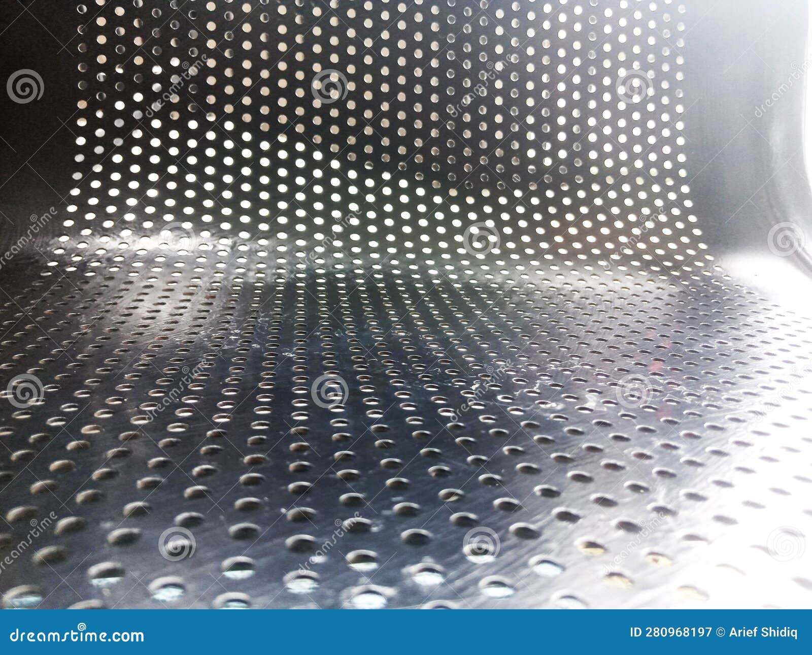 Black Iron Metal Surface Texture Exposed To Light Rays Stock Image ...