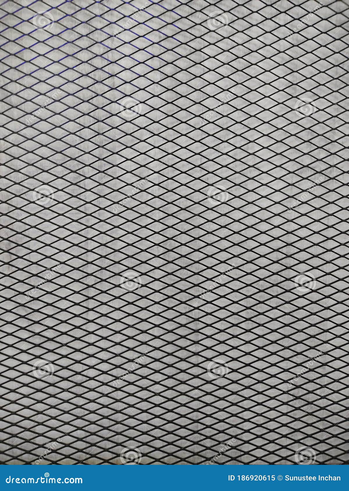 Black Iron Net in Front of Wall Stock Image - Image of asphalt, design ...
