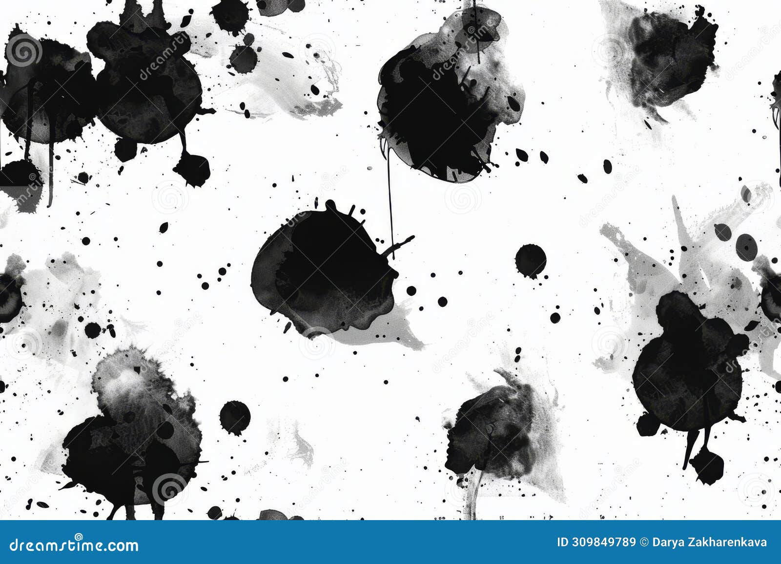 Black Isolated Ink Dots Background. Minimalist Background Featuring ...