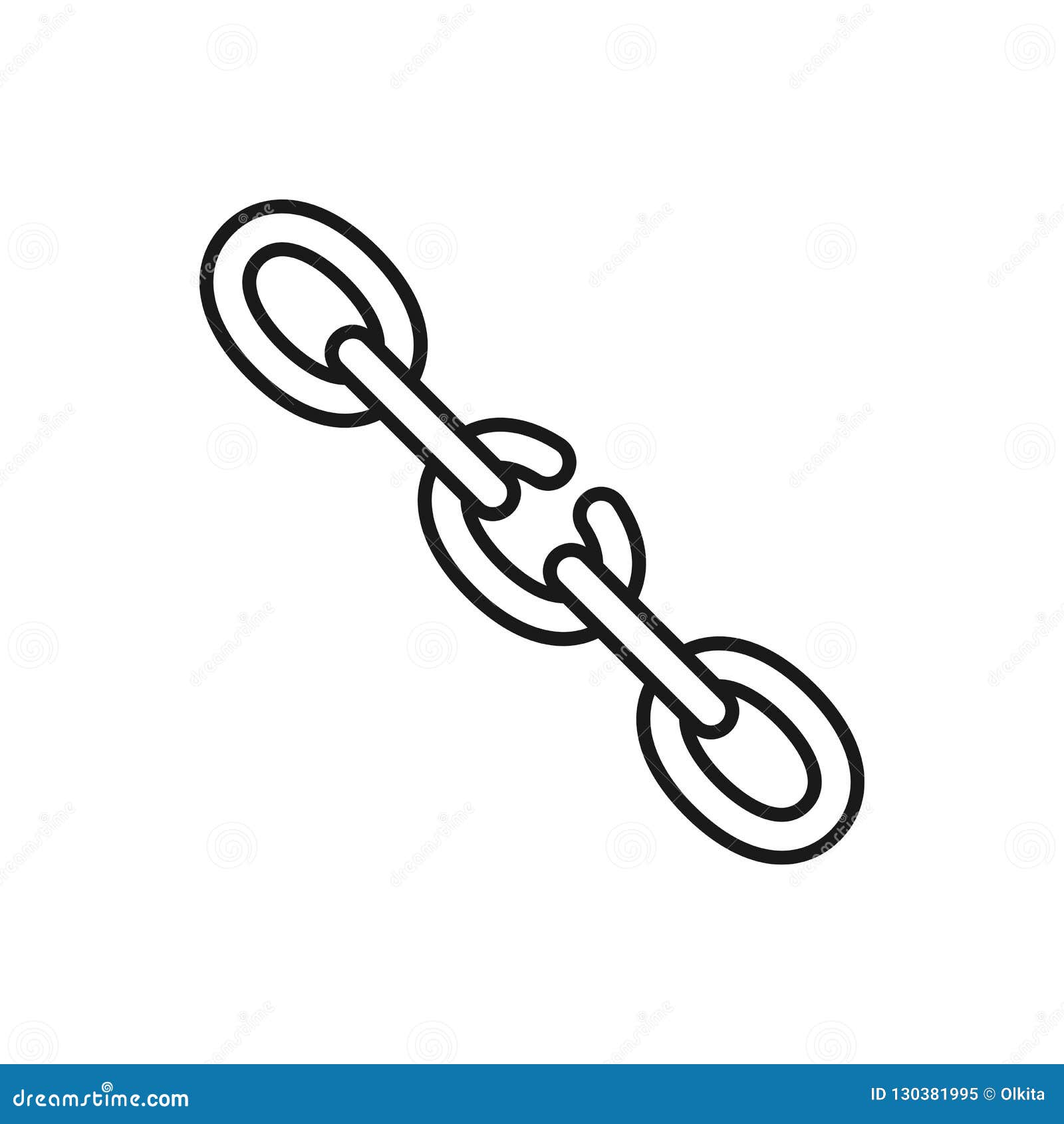 Link And Unlink Icons Lock And Unlock Chain Symbol Vector Illustration ...