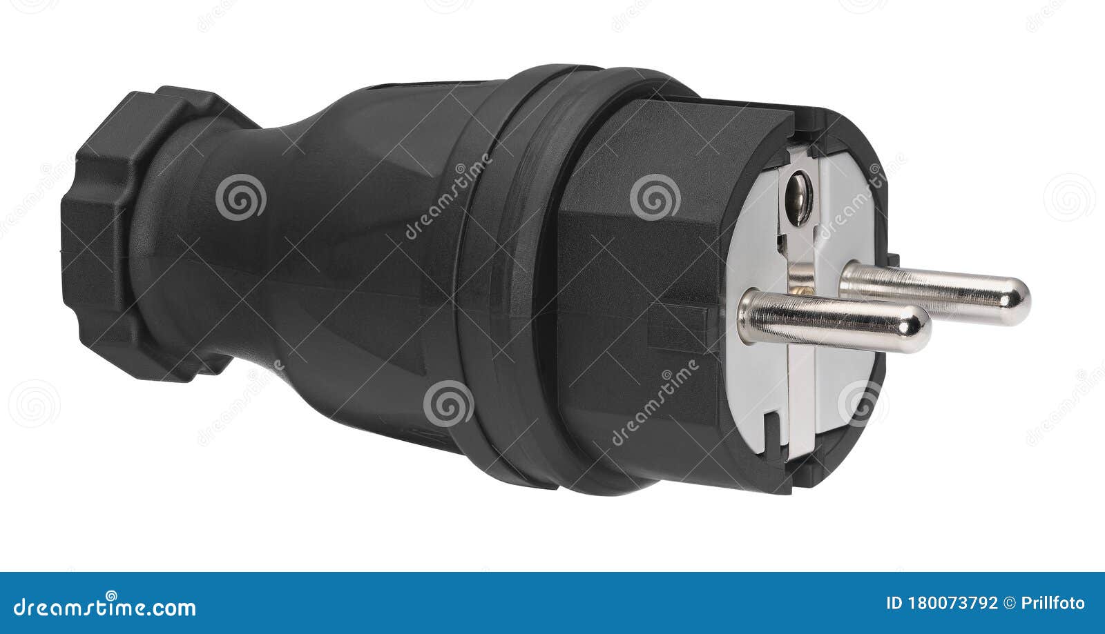 Black isolated plug stock photo. Image of power, current - 180073792
