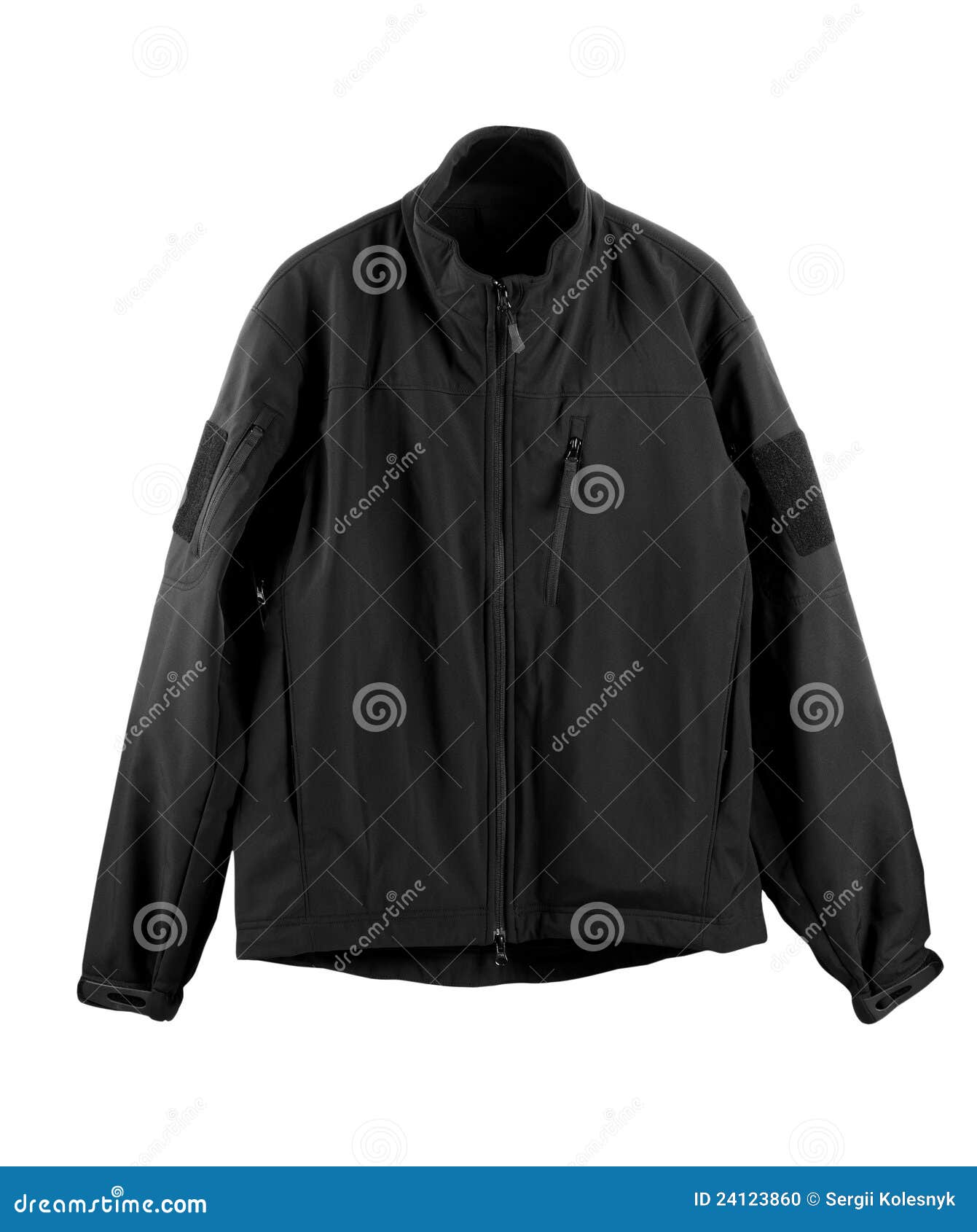 Black jacket stock photo. Image of element, design, blank - 24123860