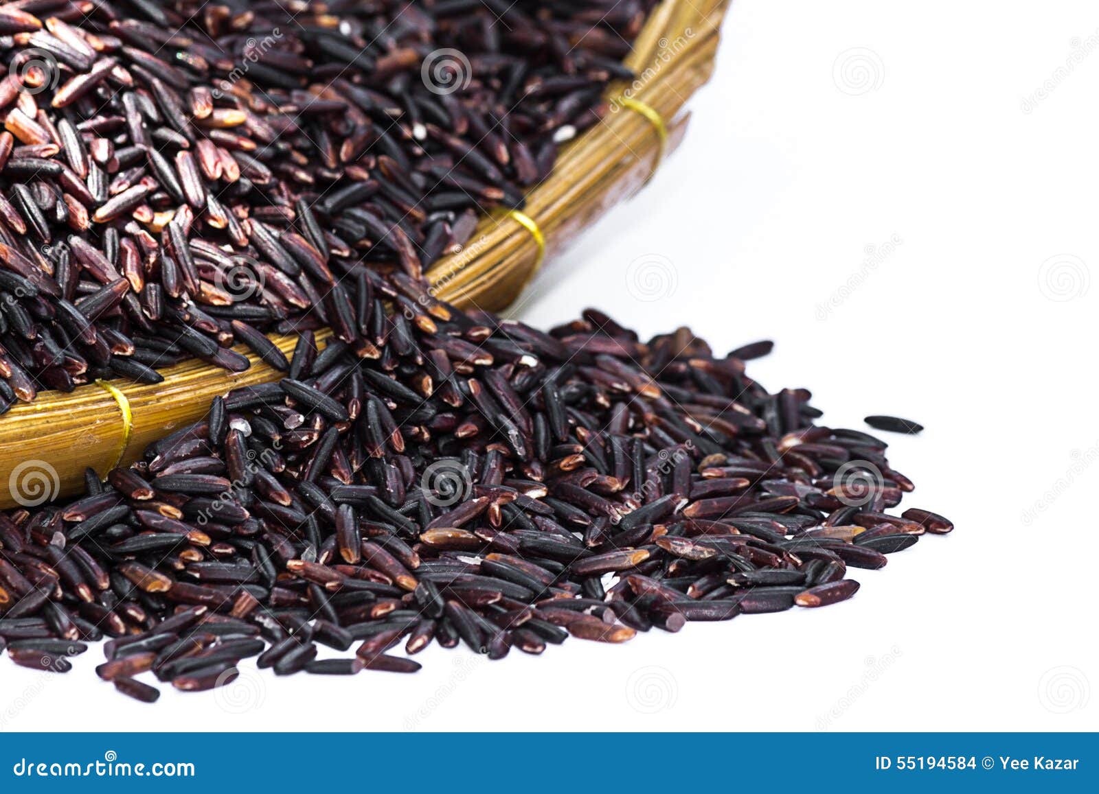 Black Jasmine Rice (Rice Berry) Stock Photo - Image of biologic ...