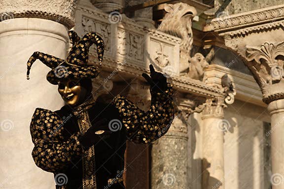 Black jester stock photo. Image of theater, venezia, holiday - 2259624