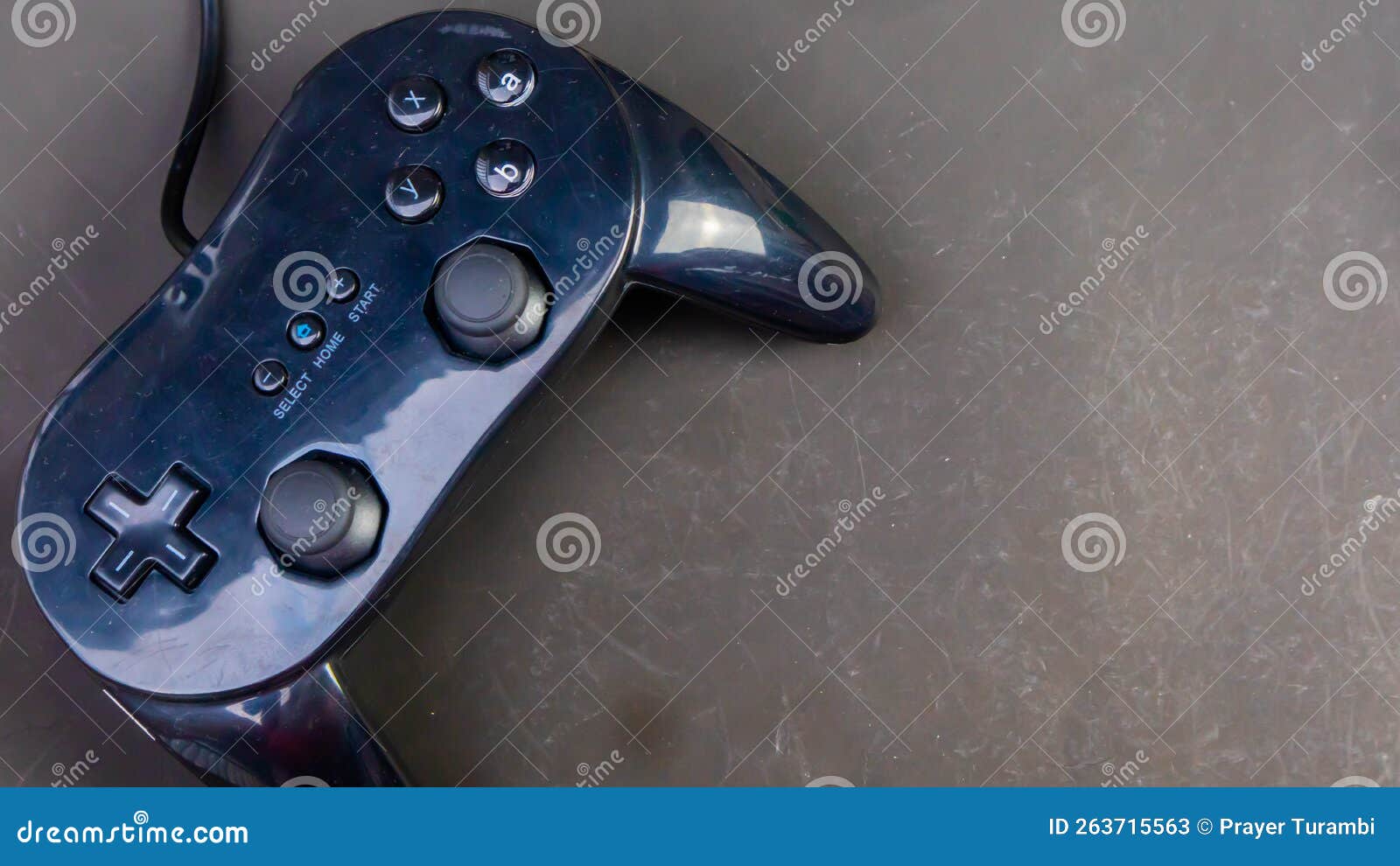 Black Joystick Black Background Stock Image - Image of black, buttons ...