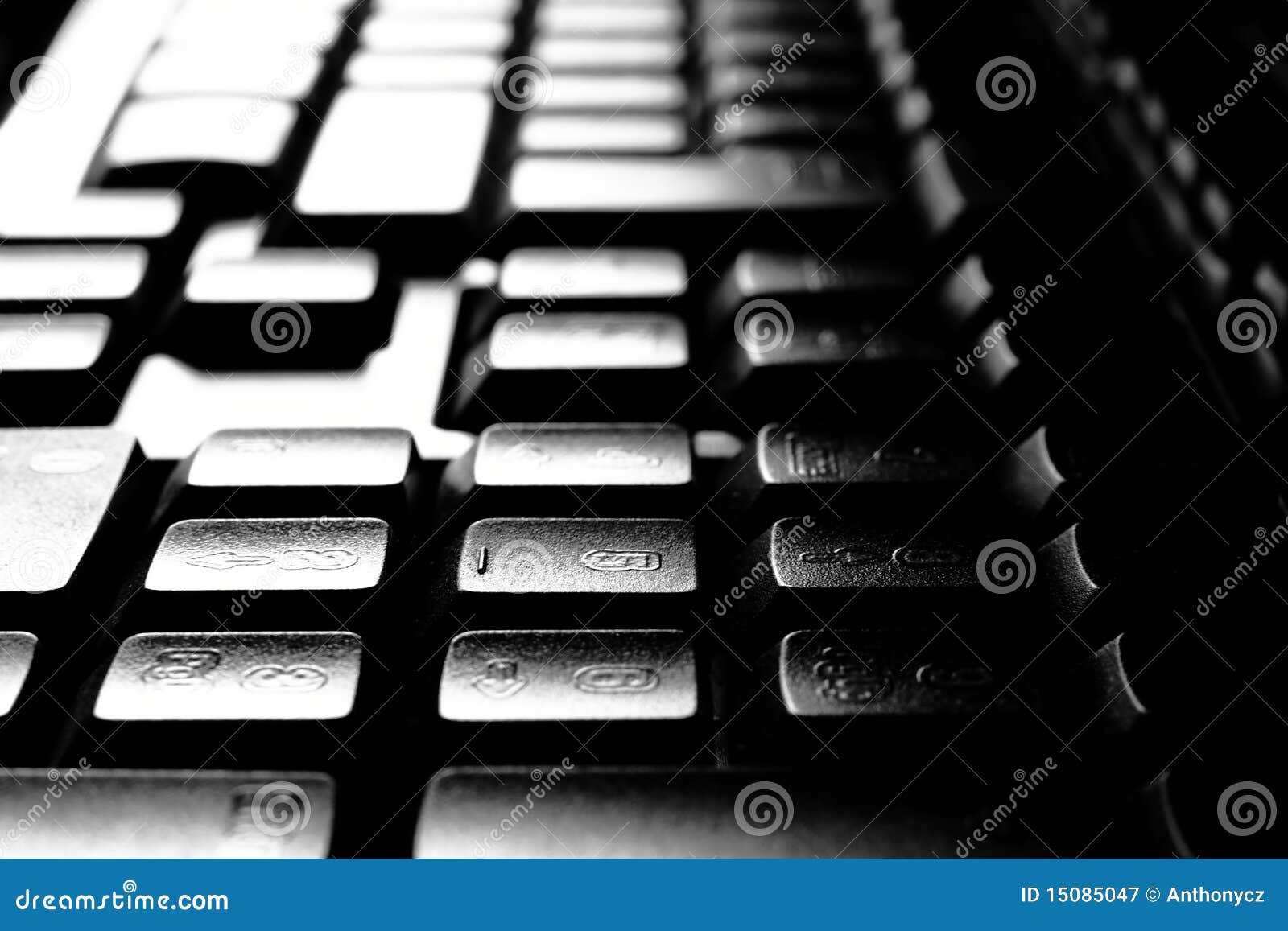 Black keyboard stock image. Image of keypad, information - 15085047