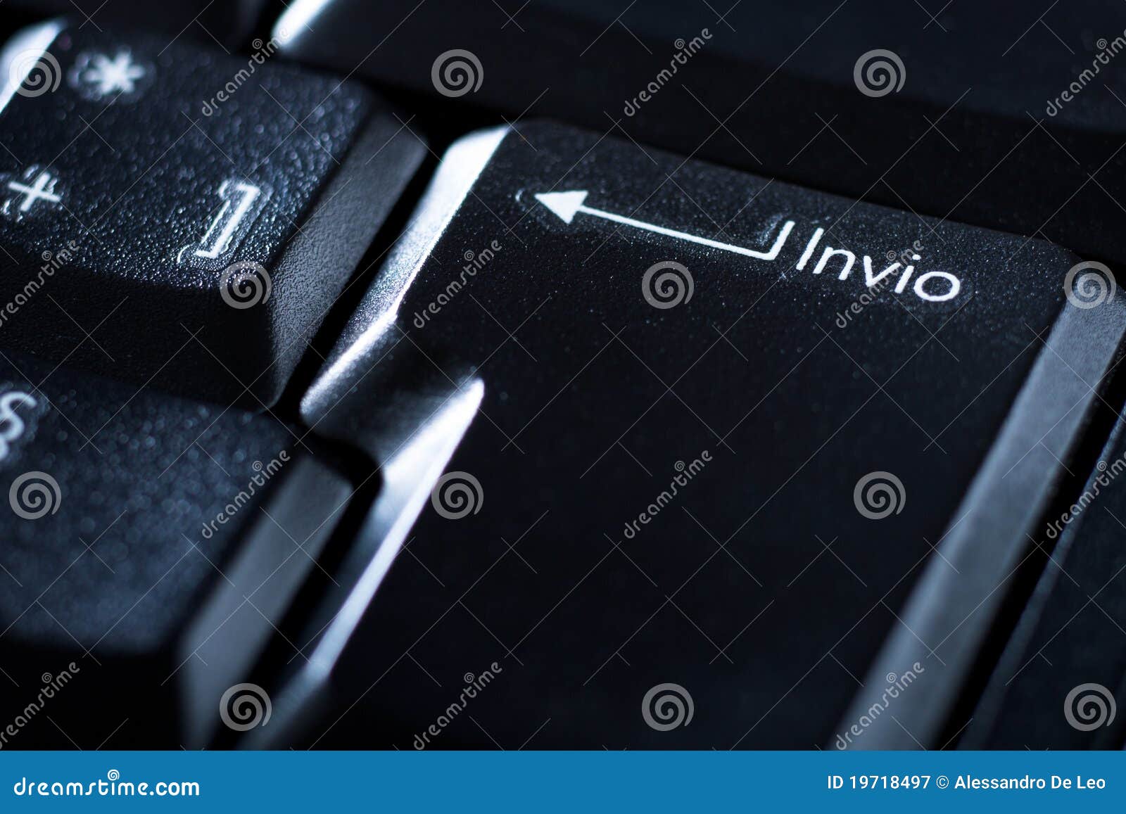 Black Keyboard, Invio Key stock image. Image of life - 19718497