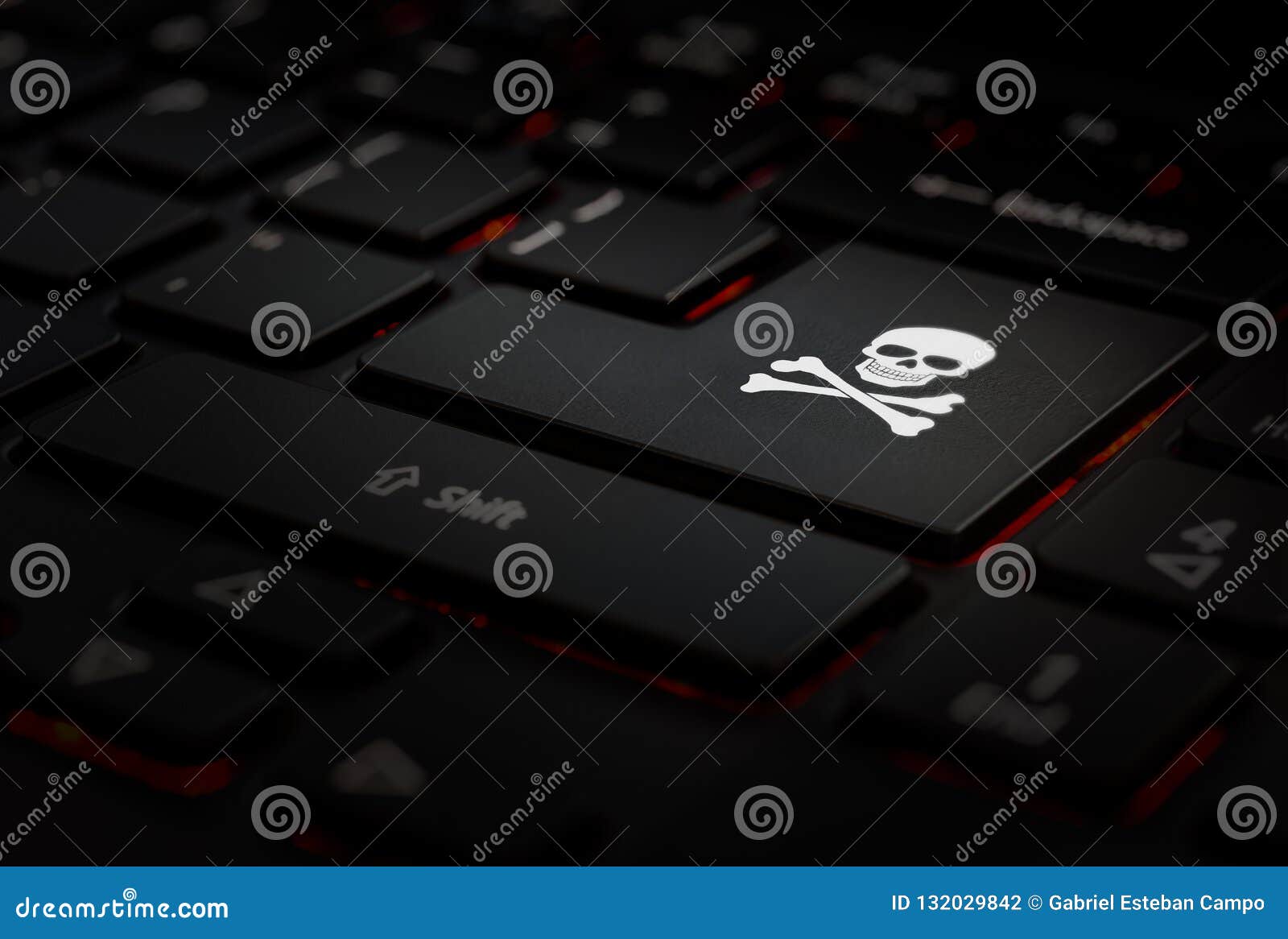 Keyboard whit key hacker stock photo. Image of keyboard - 132029842