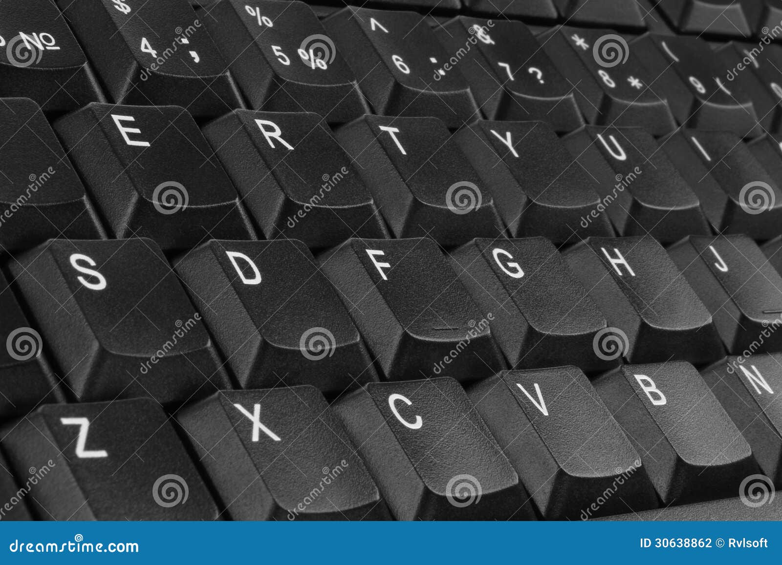 Black keyboard keys stock photo. Image of data, letters - 30638862