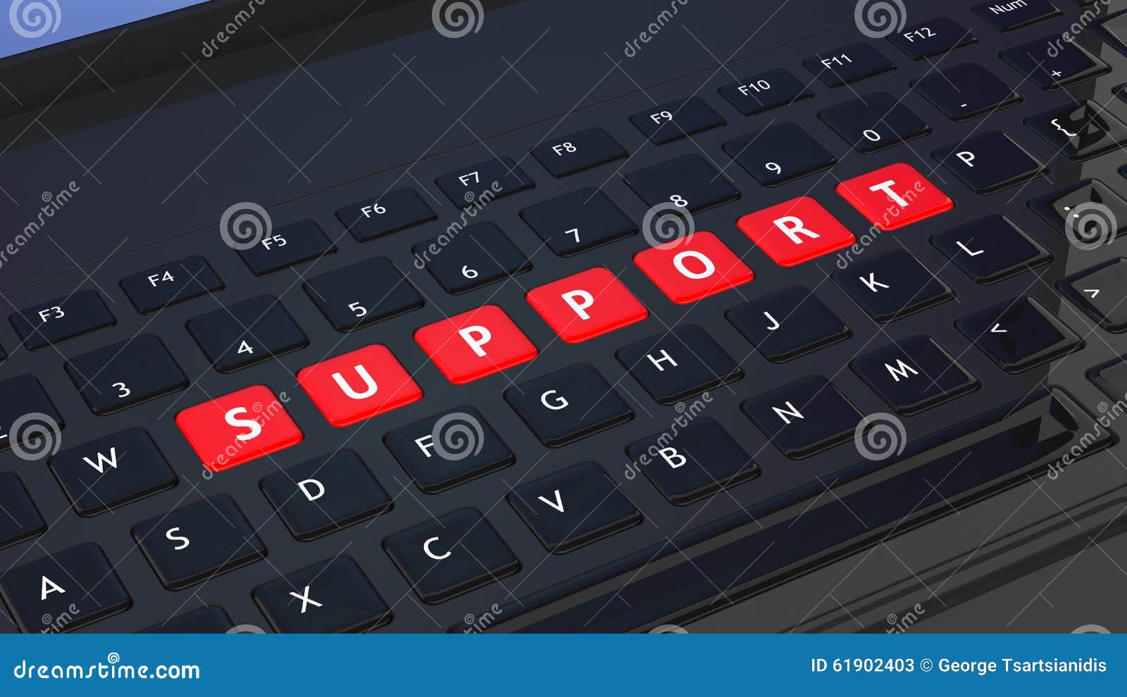 Black Keyboard. Realistic Modern QWERTY Keypad. Digital Panel Buttons ...