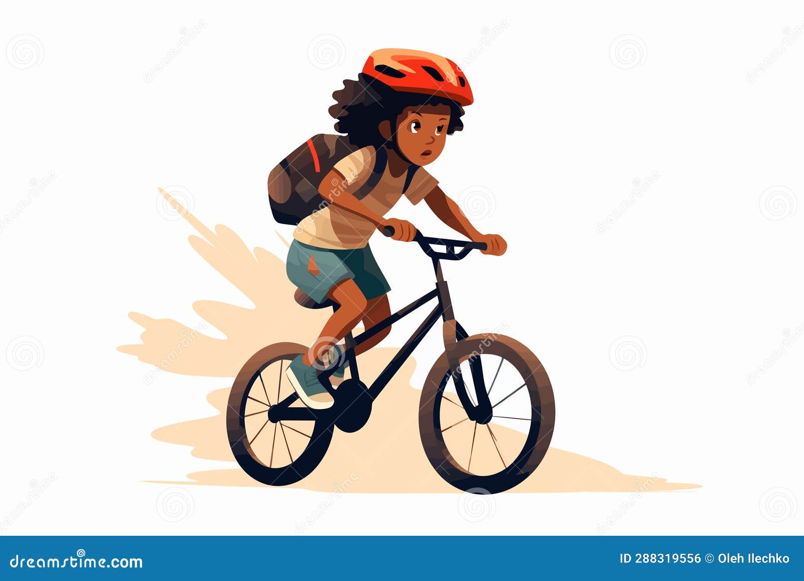 Black Kid Riding Bycicle Vector Flat Isolated Illustration Stock Vector ... Black Kid Riding Bycicle Vector Flat Isolated Illustration Stock Vector ...