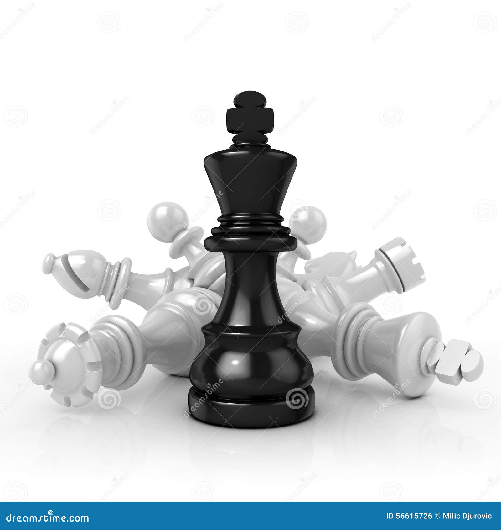 King Standing Line Art Vector Illustration | CartoonDealer.com #158254088