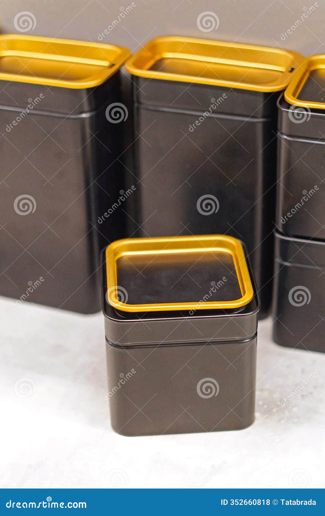 Black kitchen boxes stock photo. Image of shape, boxes - 352660818