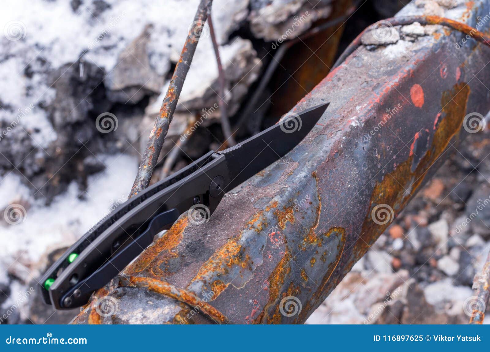 Knife, Knife Old, Rust Knife Dirty Isolated On White Background Royalty ...