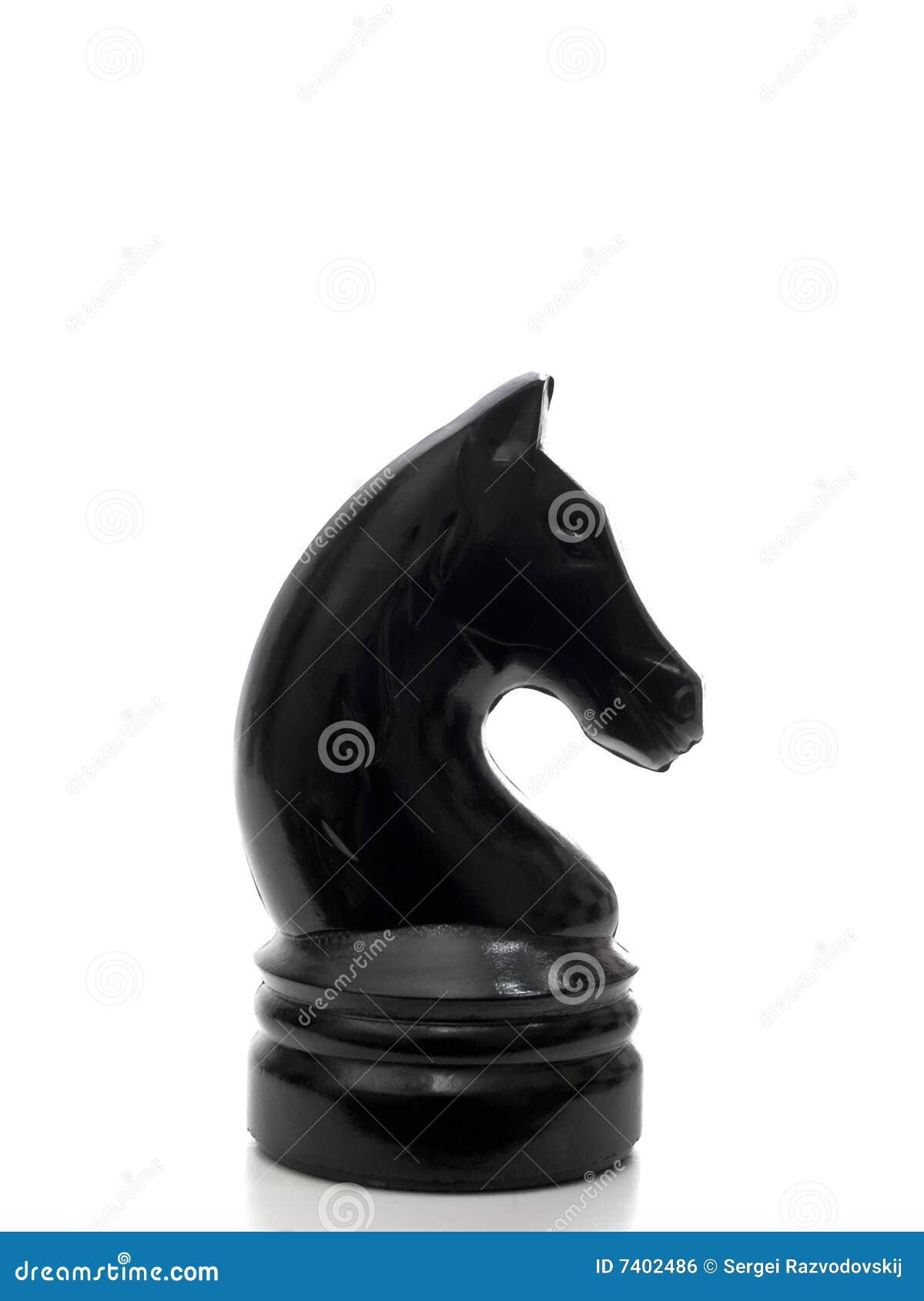 Black knigh stock photo. Image of object, winning, choice - 7402486