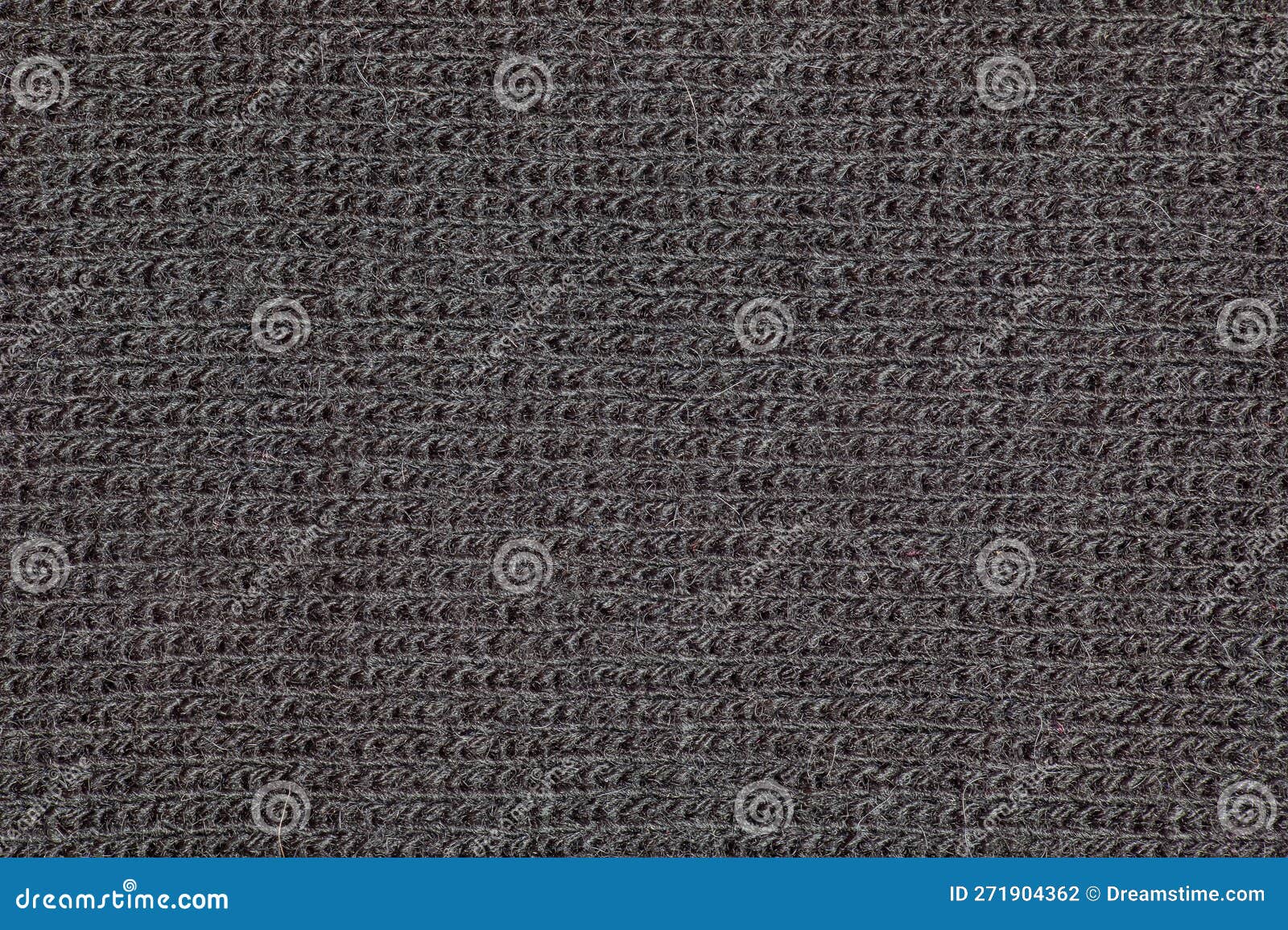 Black Knitted Fabric Texture. Abstract Modern Knit Texture Black Color ...