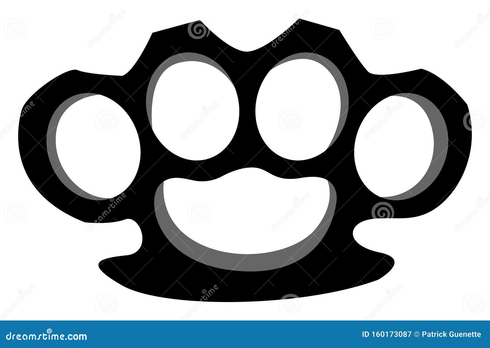 Black Knuckles, Illustration, Vector Stock Vector - Illustration of ...