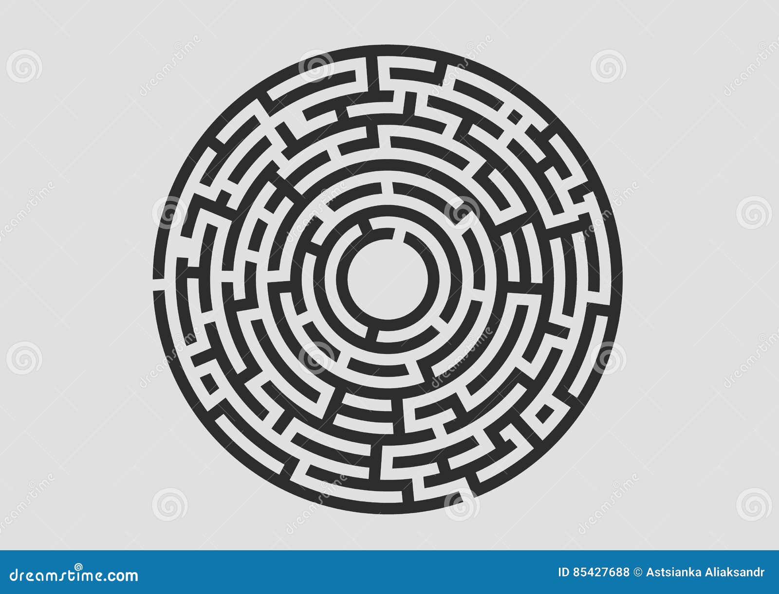 Labyrinth Logo Design, Red Black Code Logo Icon Vector Illustration ...