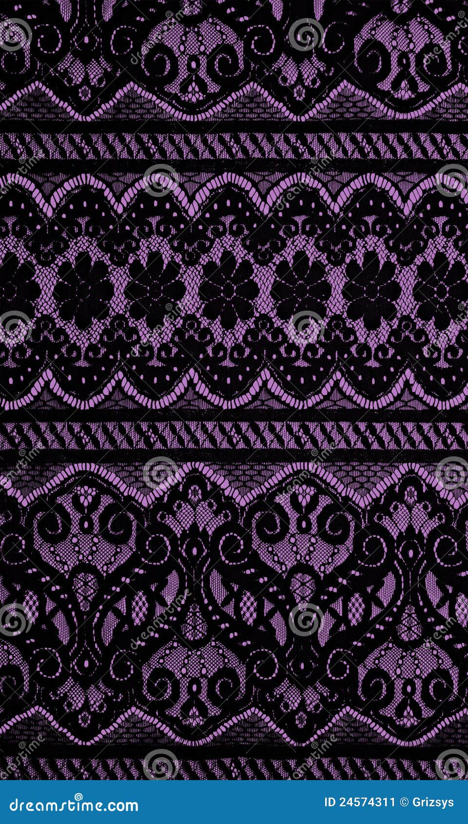 Purple Lace Flowers Seamless Pattern Background Stock Photos - Free ...
