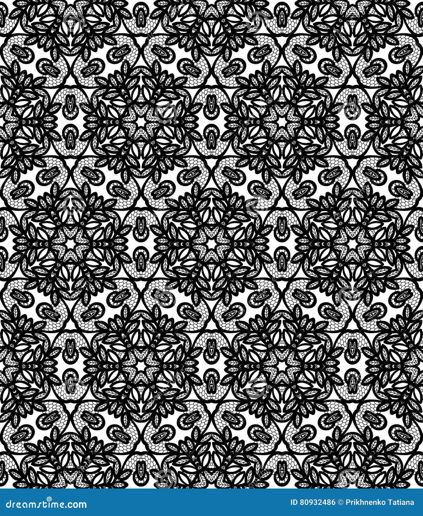 Black lace pattern stock vector. Illustration of background - 80932486