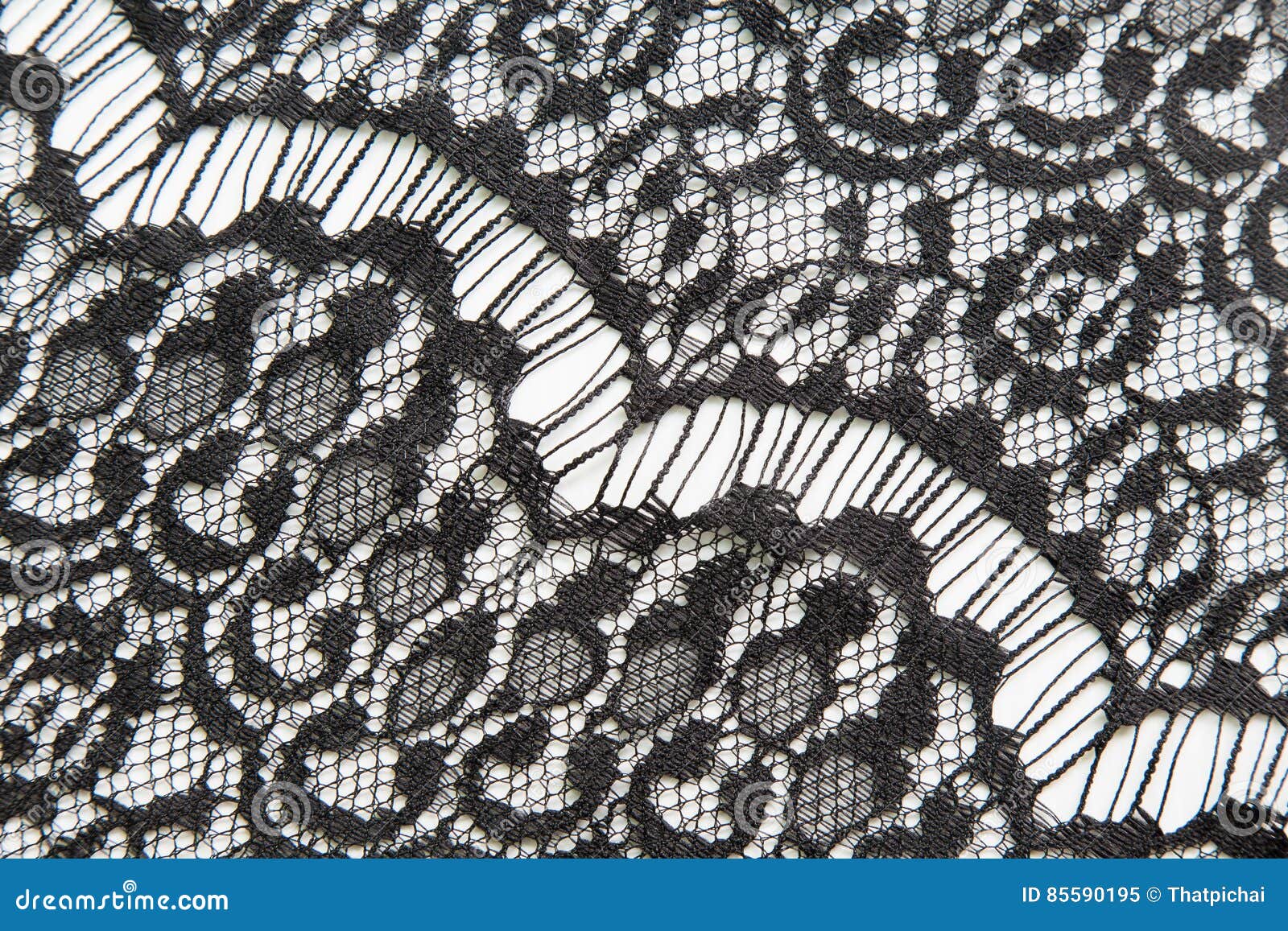 Black Lace on White Background Stock Image - Image of attractive ...