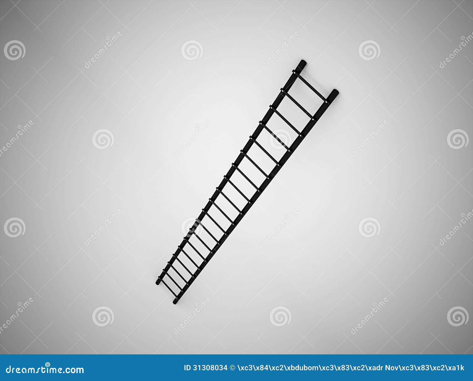 Black ladder concept stock illustration. Illustration of challenge ...