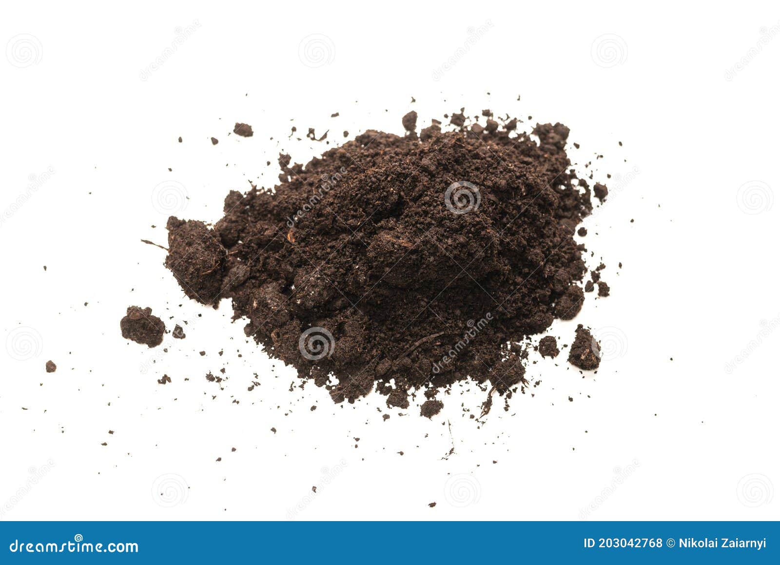 Black land for plant stock photo. Image of garden, pattern - 203042768