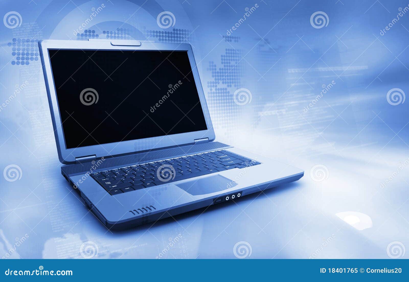 Black Laptop Picture. Image: 18401765