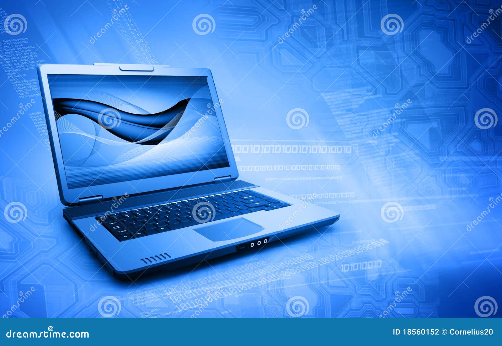 Black Laptop Picture. Image: 18560152