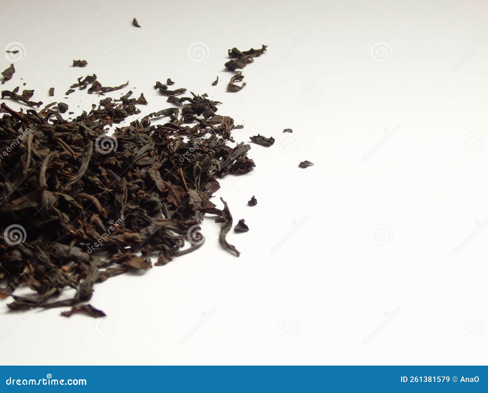 Black Large-leaf Tea As a Background. Large Dry Black Tea Leaves ...