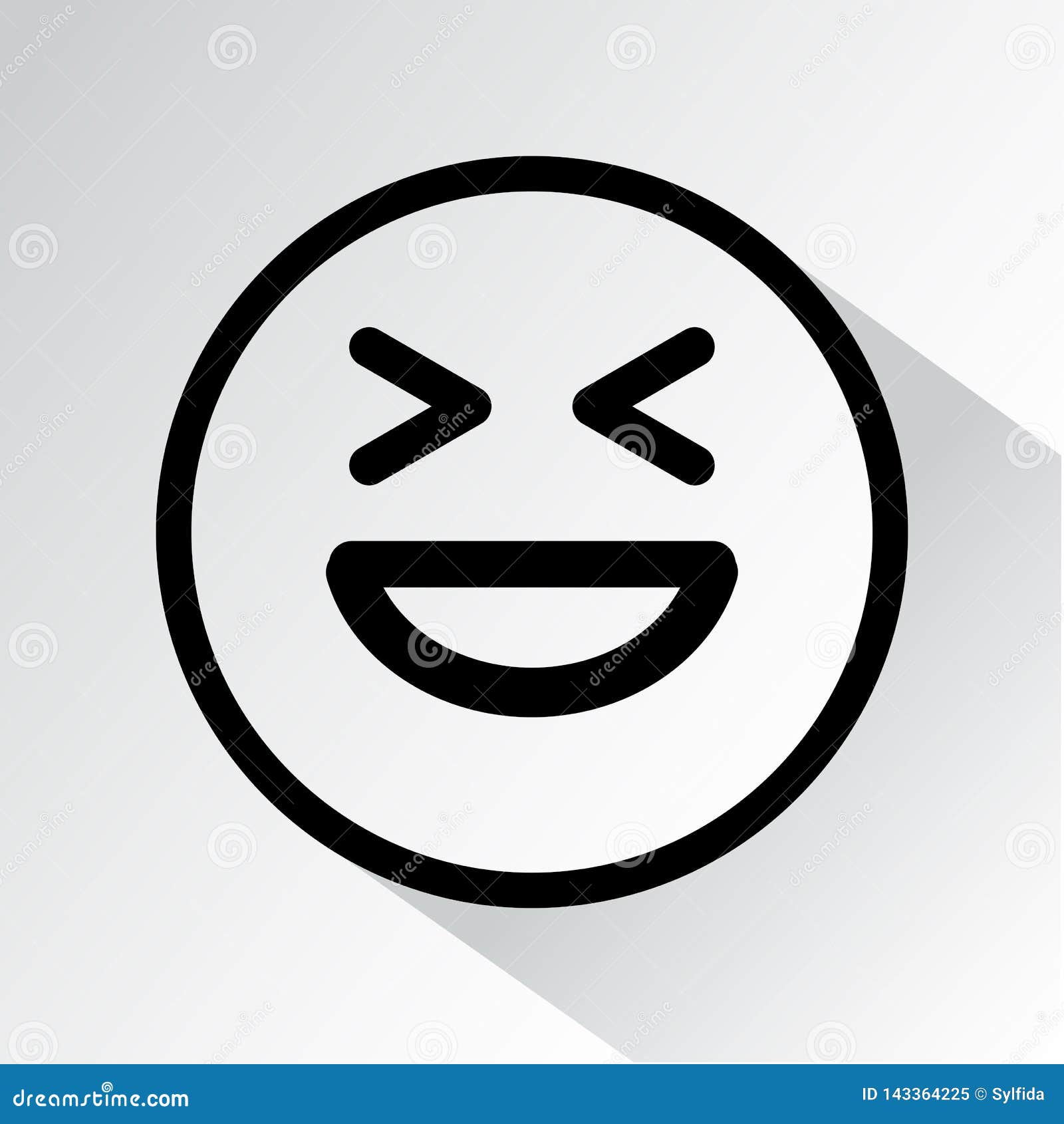 Laughing Smiley, Vector Or Color Illustration | CartoonDealer.com ...