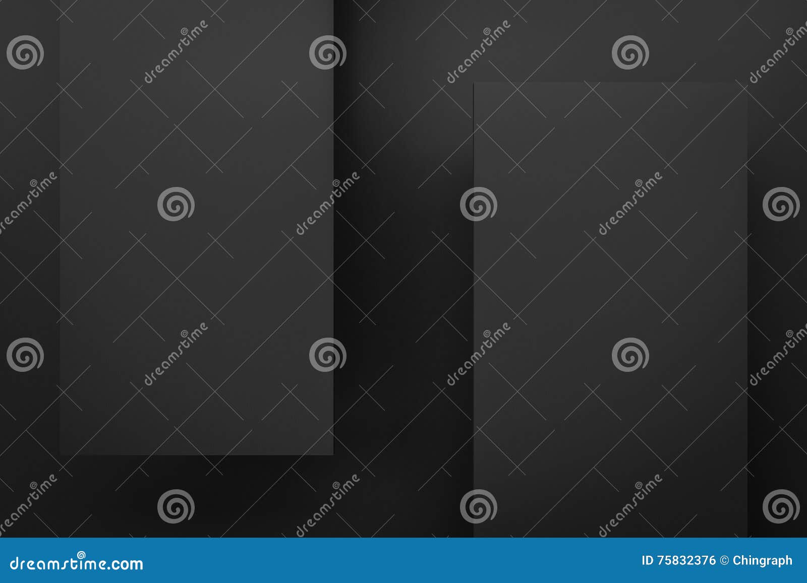 Black Layer Layout Background 3d Render Stock Photo - Image of line ...