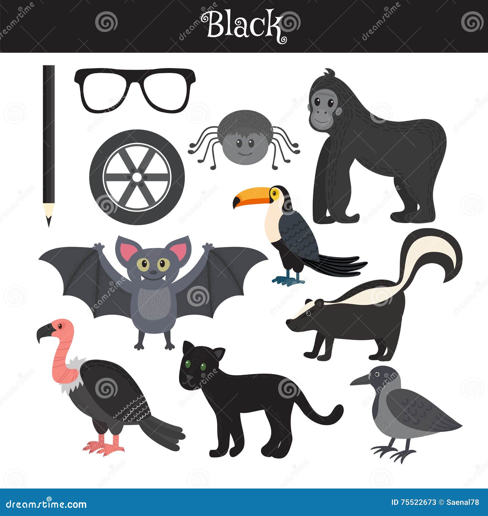 Learn The Primary Colors. Color Sorting Activity Page - Gray, Brown ...