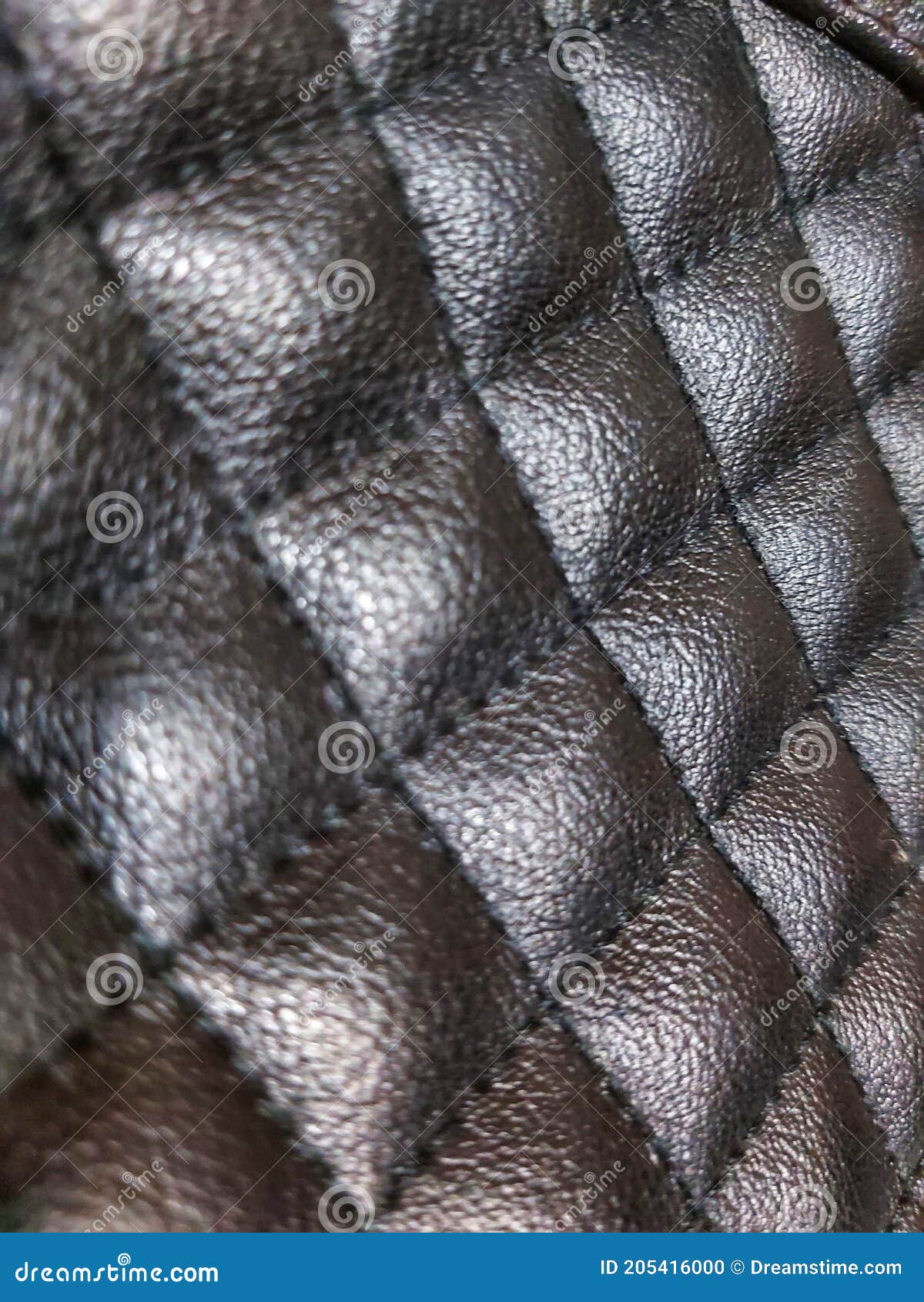 Black Leather Bag Texture with Square Stitching Stock Photo - Image of ...