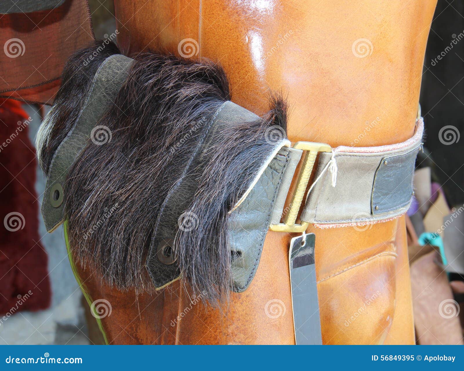 Black Leather Belt on a Dummy Stock Image - Image of handicraft, cowboy ...
