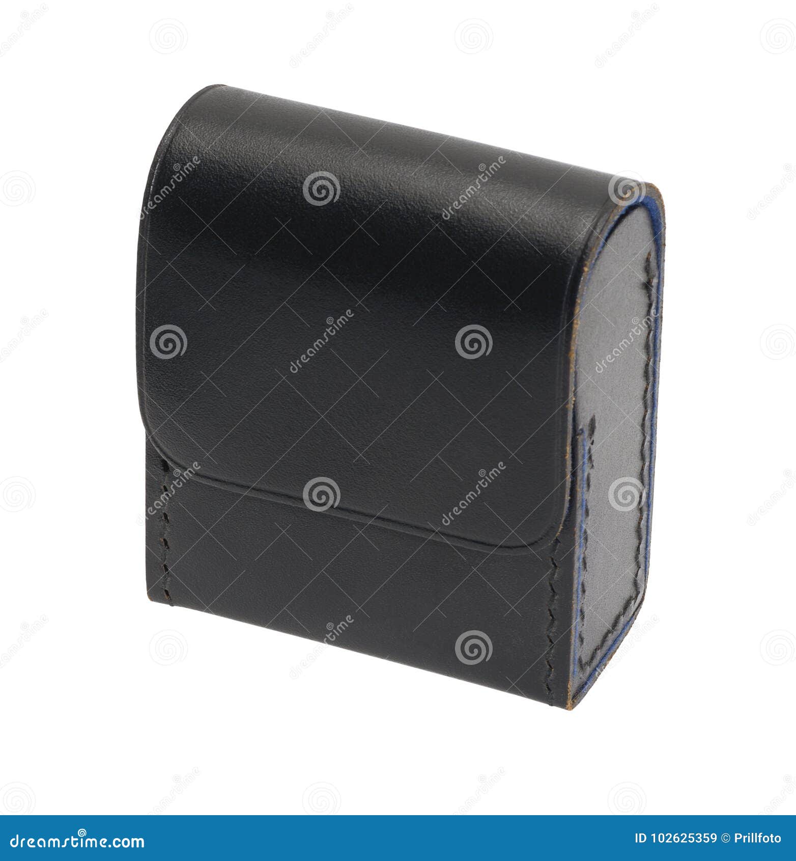 Black leather box stock image. Image of isolated, pocket - 102625359