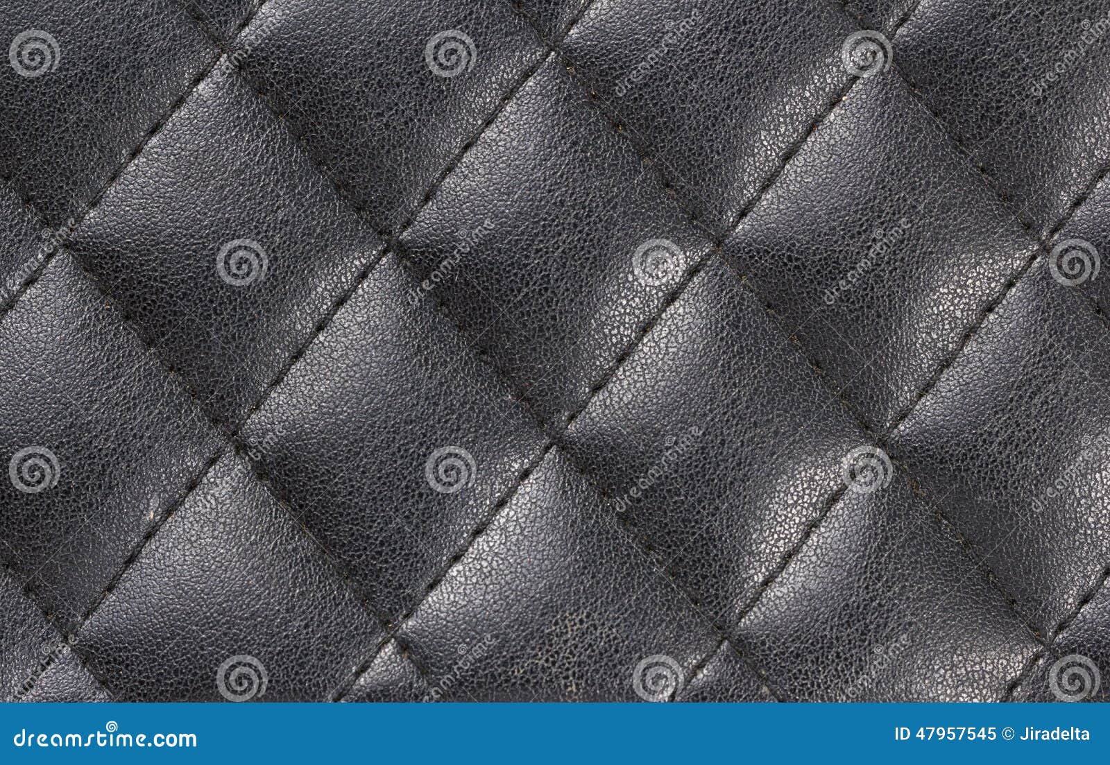 Black Leather Diamond Shape Pattern Stock Image - Image of abstract ...