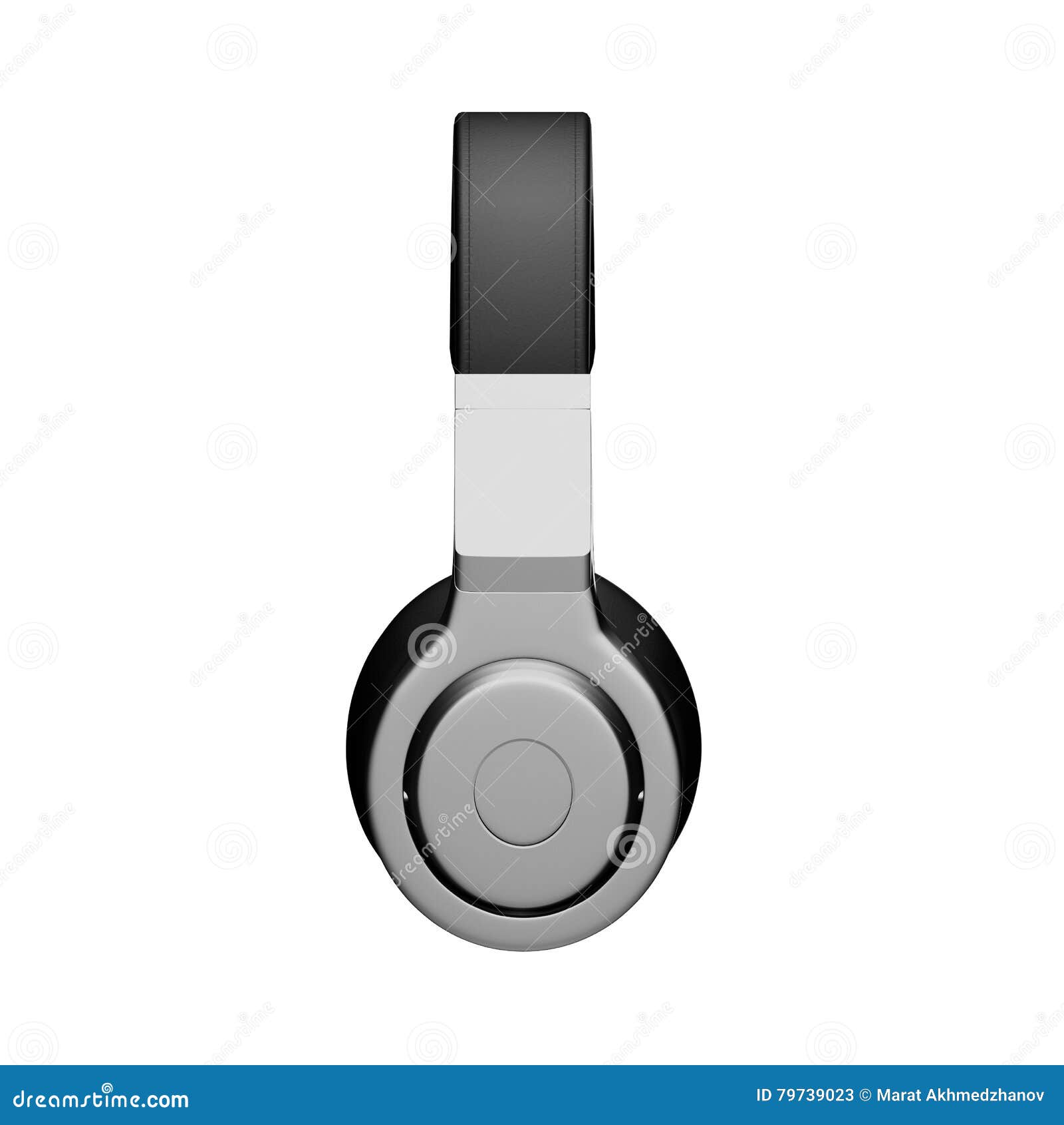 Headphones Vector Side