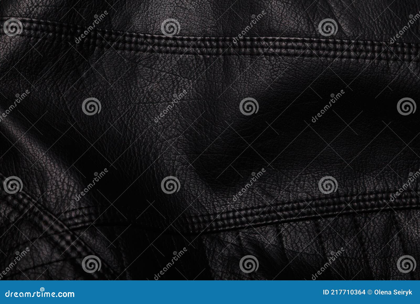 Black Leather Jacket Texture with Seams. Background or Backdrop ...
