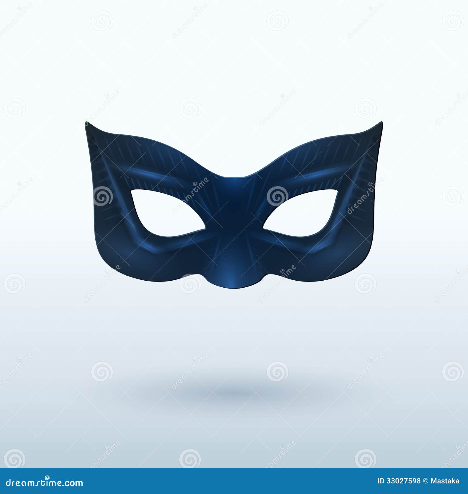 Black Leather Mask for Superhero. Stock Vector - Illustration of ...