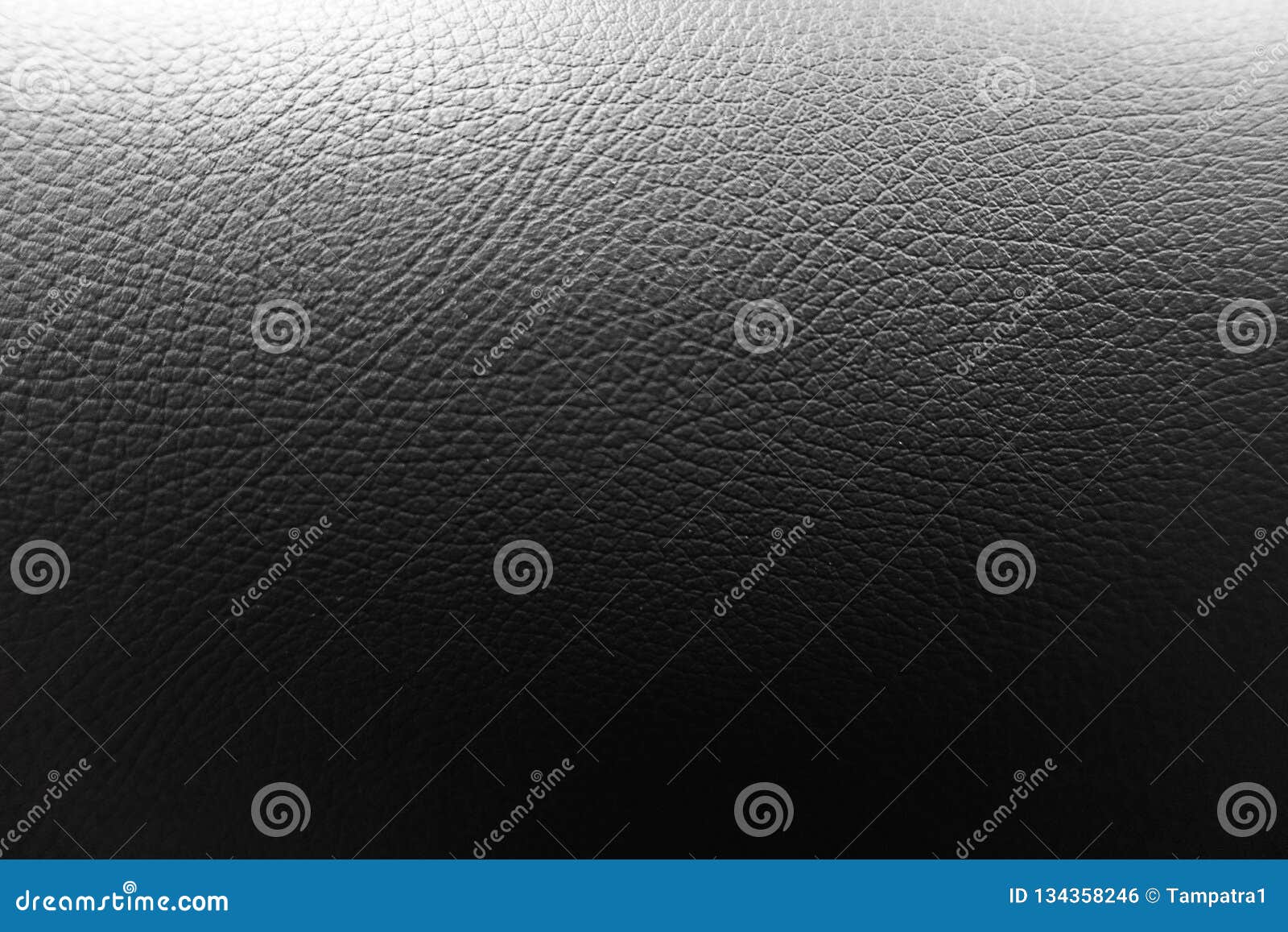 Black Leather Sofa, Pattern Surface Texture. Close-up Of Interior ...